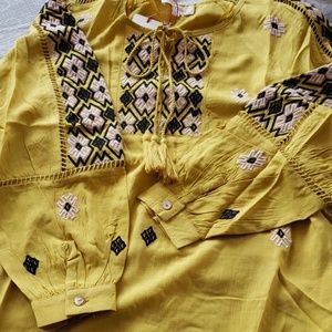 Solitaire | Tops | Solitaire Embroidery Blouse | Poshmark